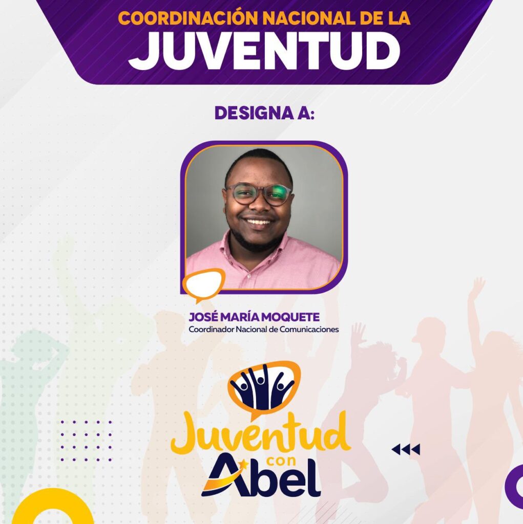Juventud del PLD designa a José María Moquete coordinador