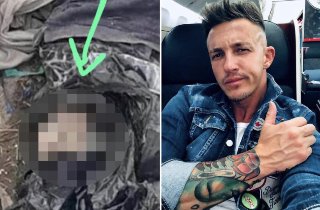 La maleta donde encontraron descuartizado al influencer argentino
