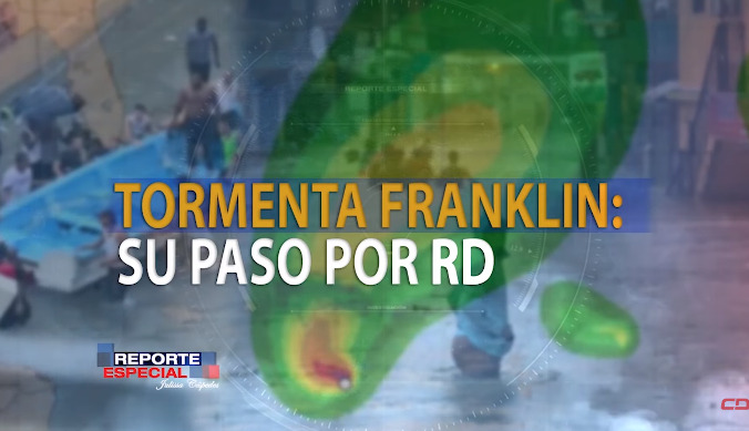 Tormenta Franklin, su paso por República Dominicana
