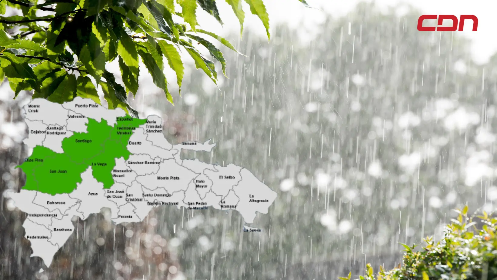 COE mantiene seis provincias en alerta verde por vaguada