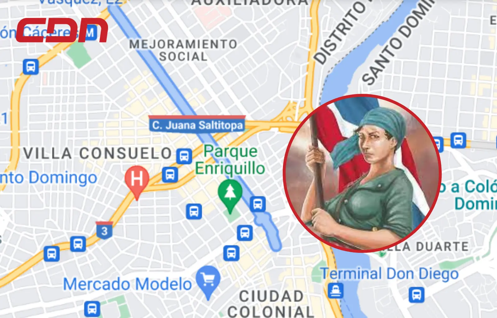 Orígenes de las calles dominicanas: En honor a Juana Saltitopa