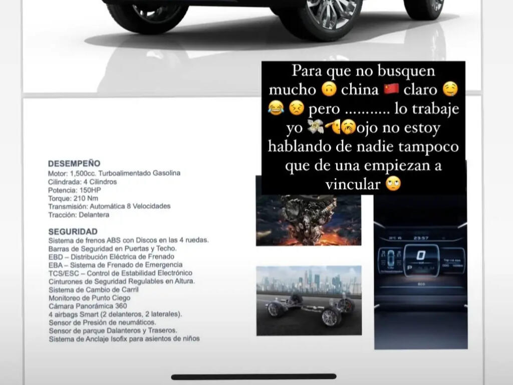 Mami Kim presume su nueva yipeta: "china, pero la trabajé yo"