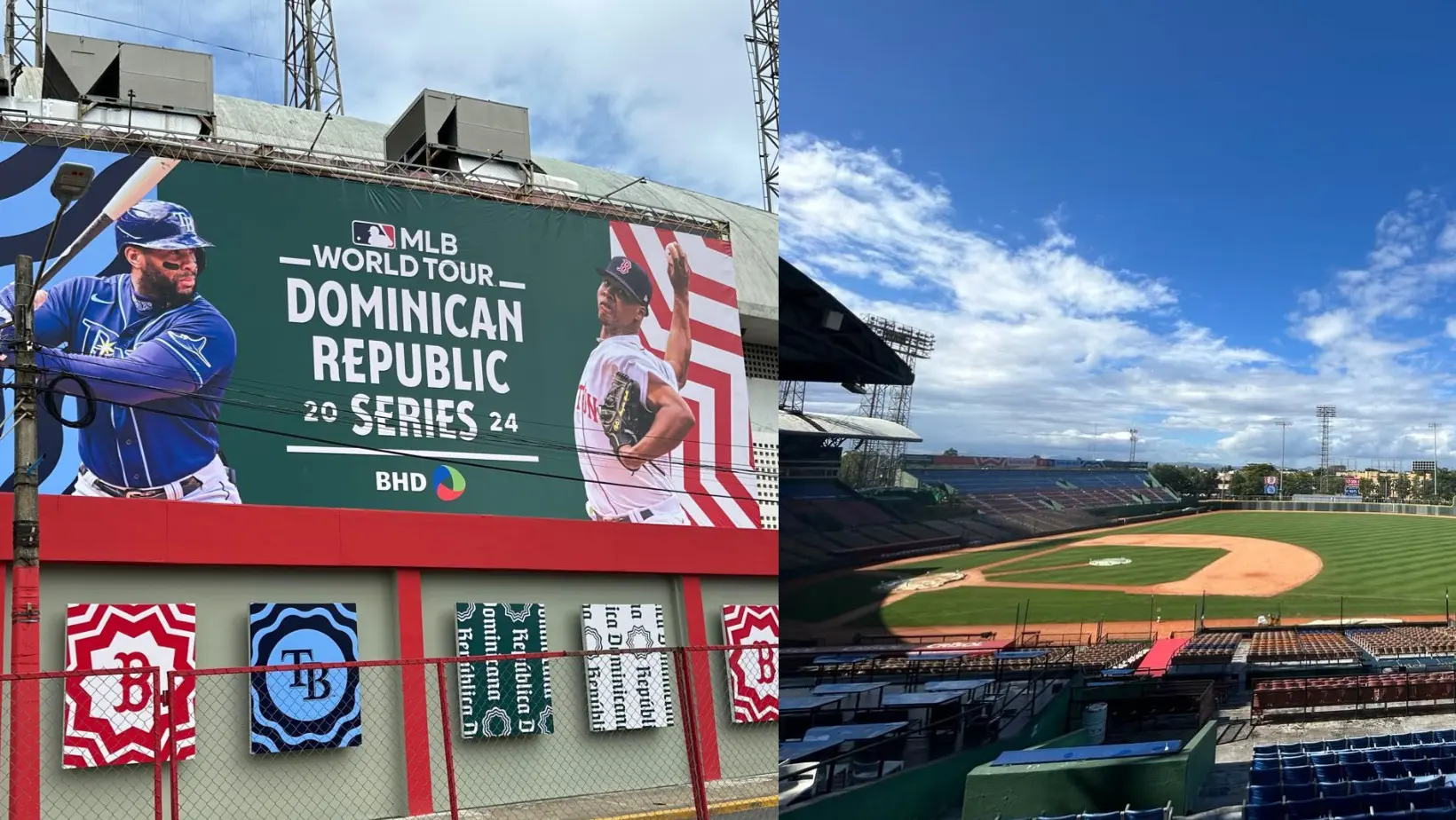 Estadio Quisqueya en preparativos para Serie MLB RD