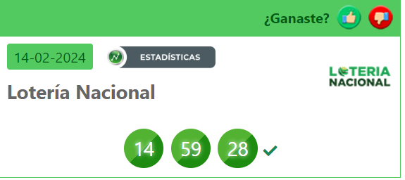 Resultados sorteos loterías dominicanas miércoles 14 de febrero