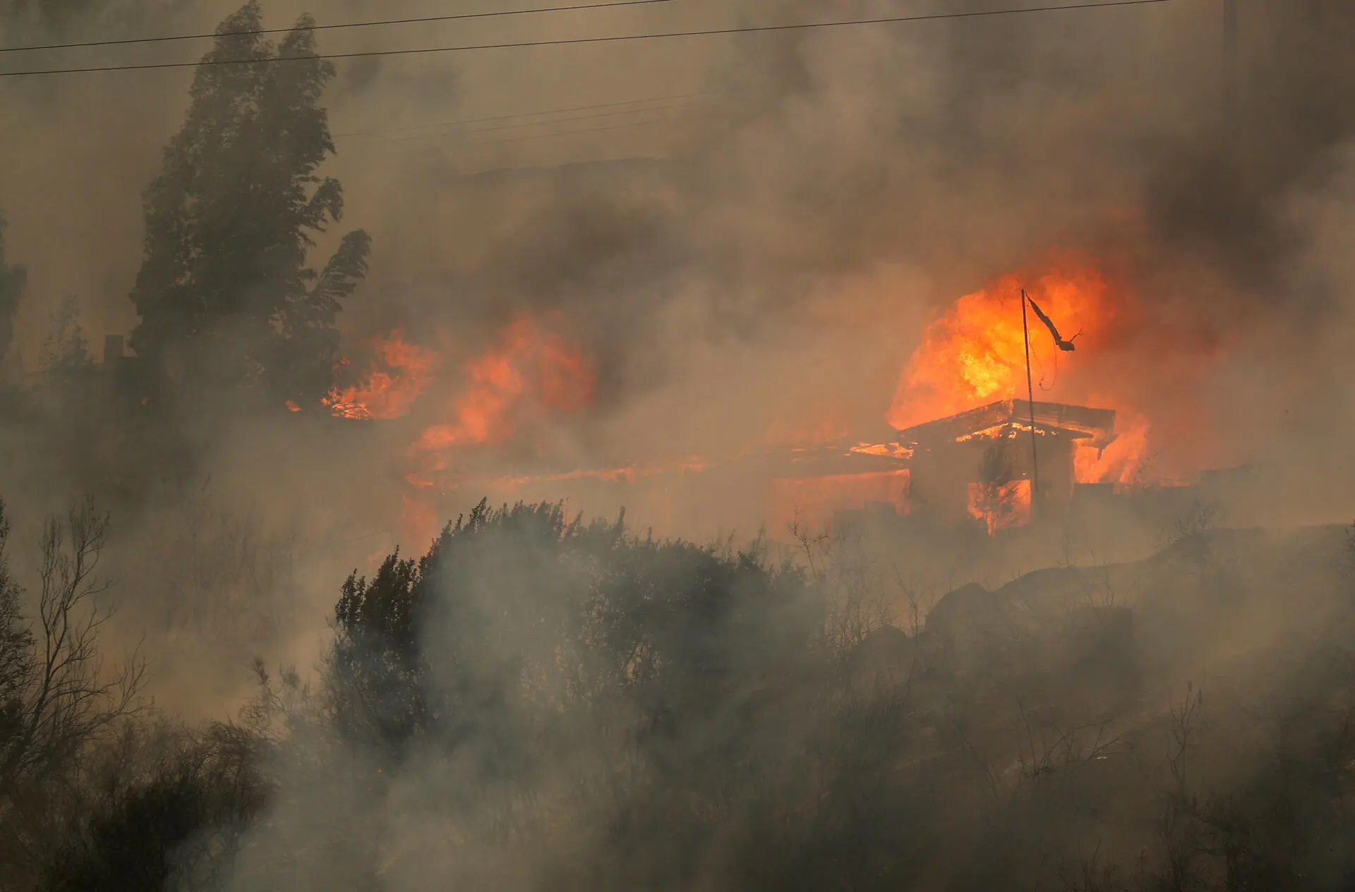 Al menos 112 muertos: el brutal incendio que azota a Chile
