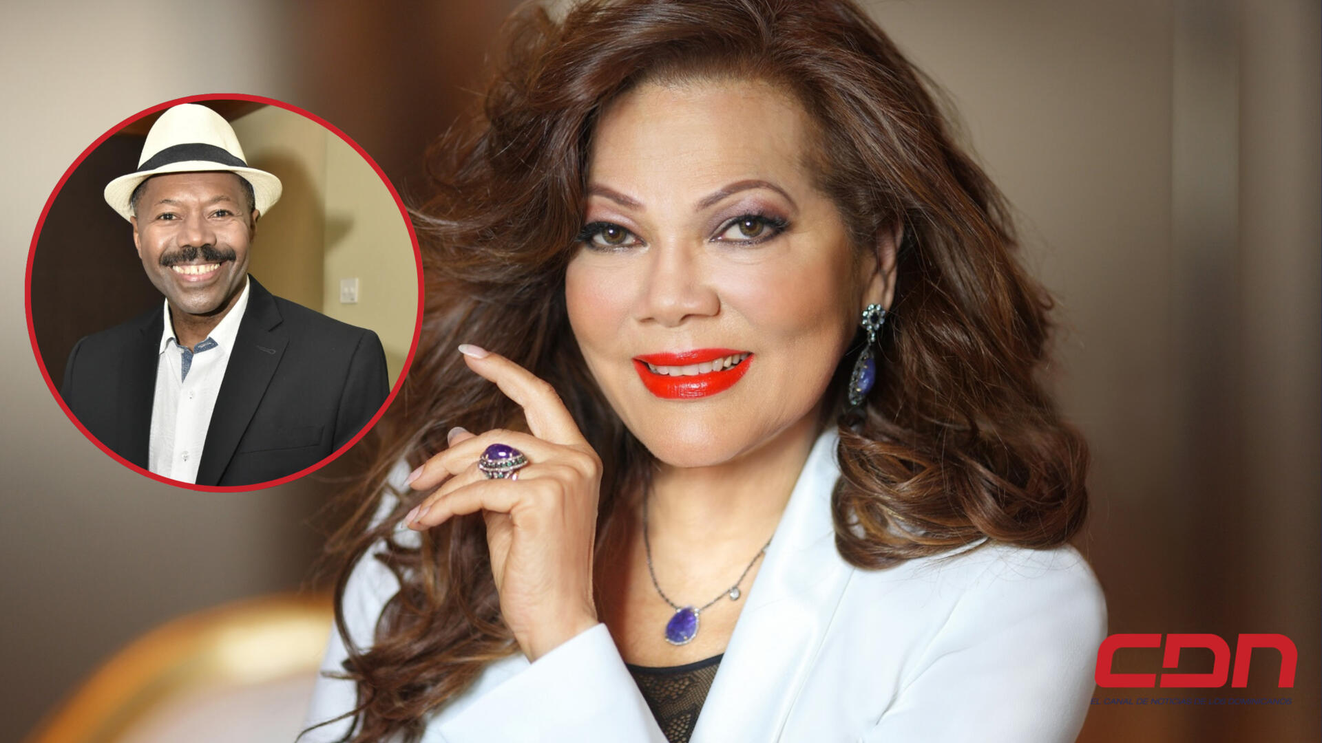 Ángela Carrasco y Fausto Rey en concierto en New York