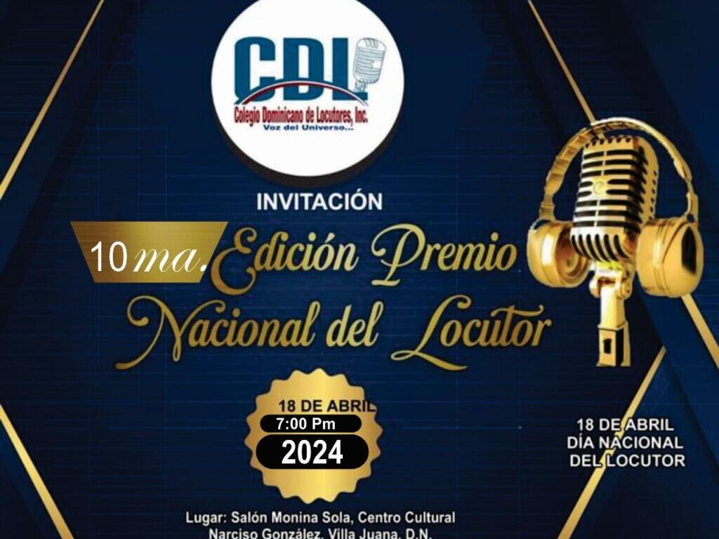 CDL convoca al Premio Nacional del Locutor 2024
