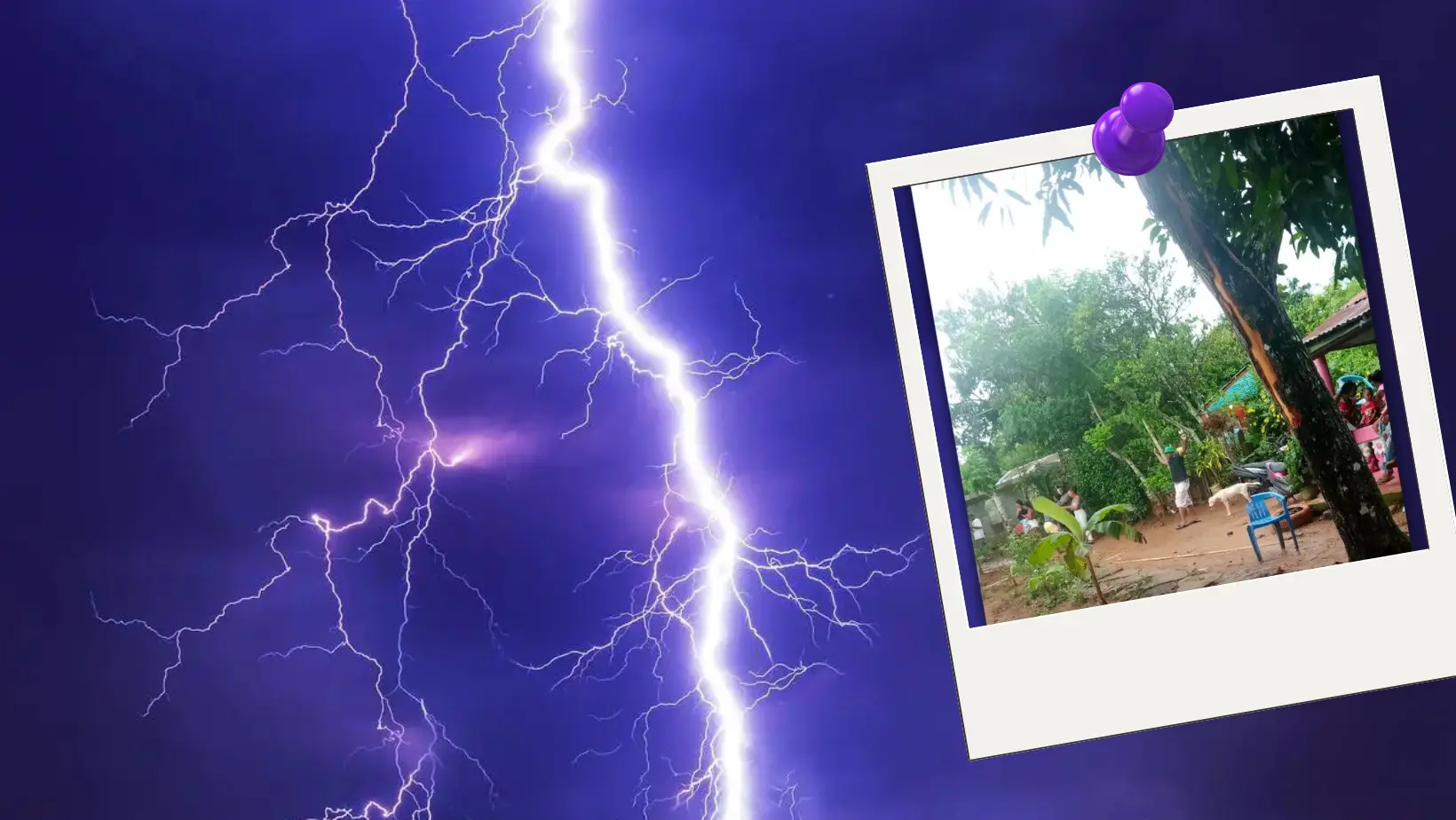 Adolescente de 13 años muere por impacto de rayo