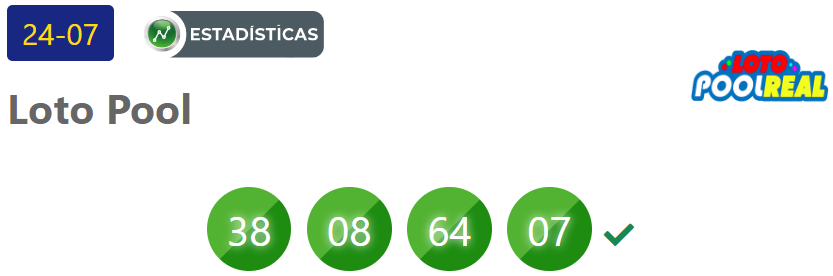 Resultados sorteos loterías dominicanas miércoles 24 de julio