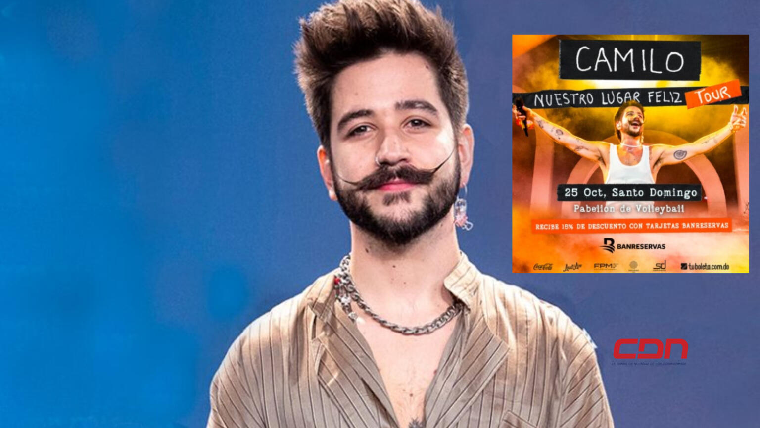 Camilo vuelve a encender el escenario dominicano