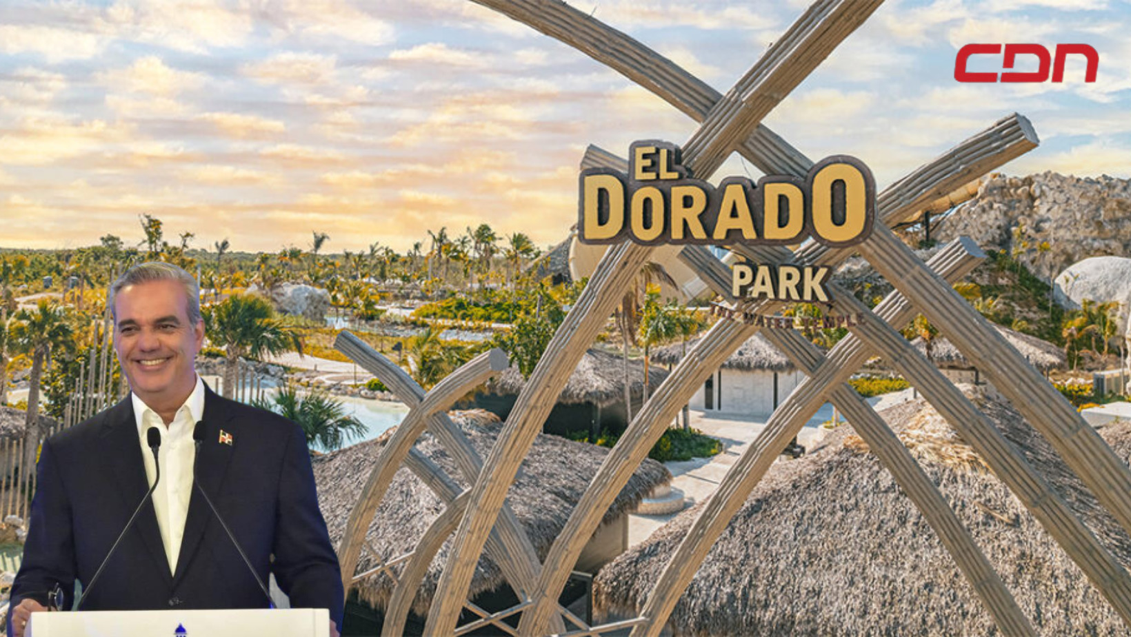 Presidente Abinader inaugura "el Dorado Water Park" en Cap Cana