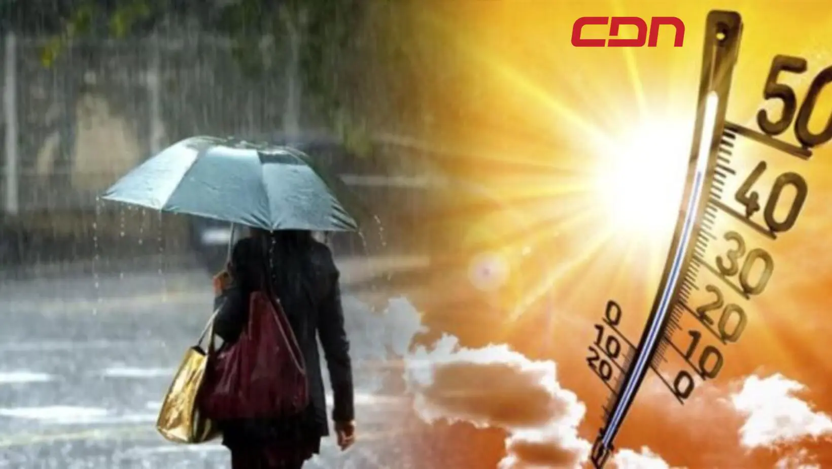 Aguaceros dispersos y temperaturas calurosas, según Indomet