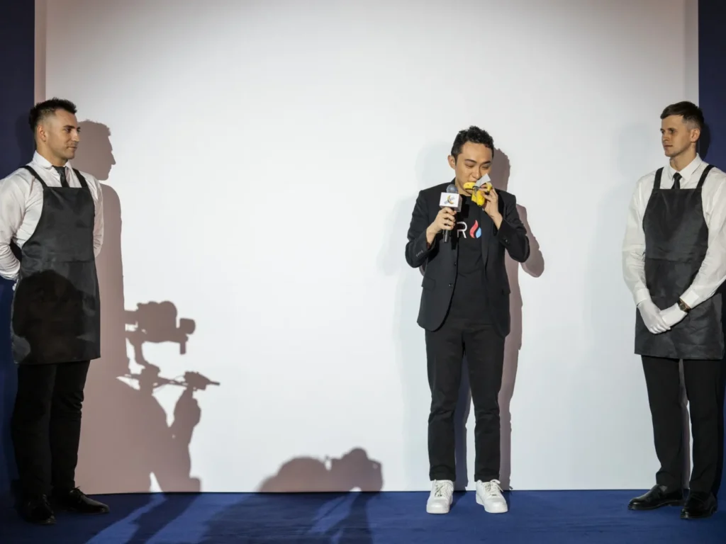 Justin Sun: el hombre que se comió $6 millones en 12 segundos