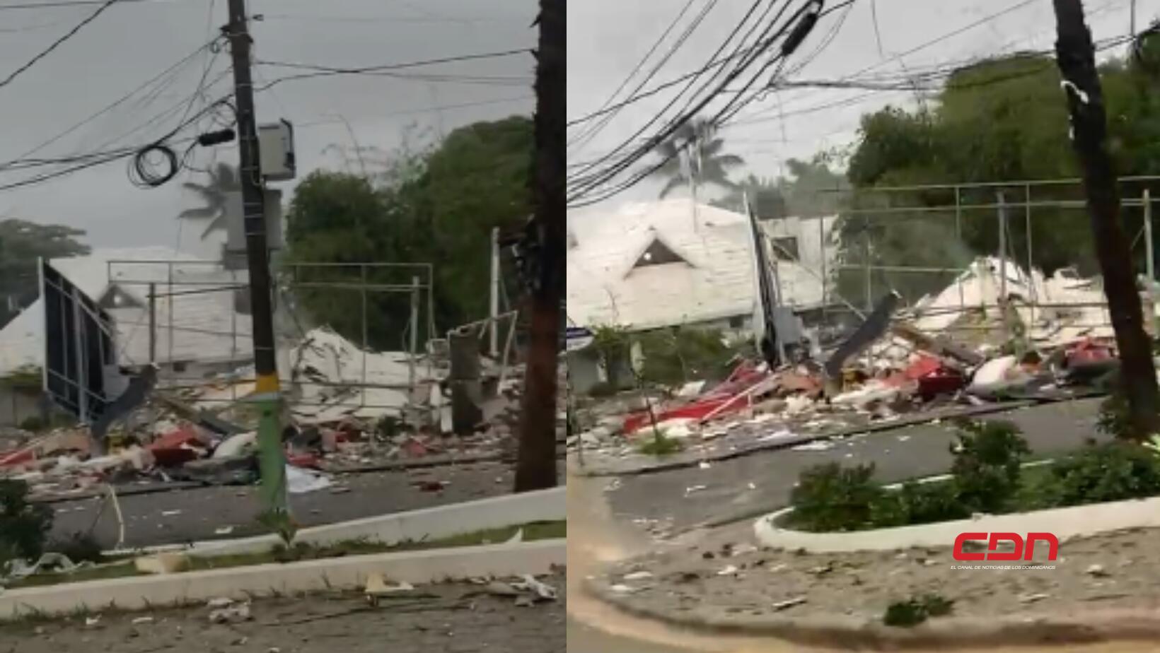 Explosión de tanque de gas en Sosúa, Puerto Plata