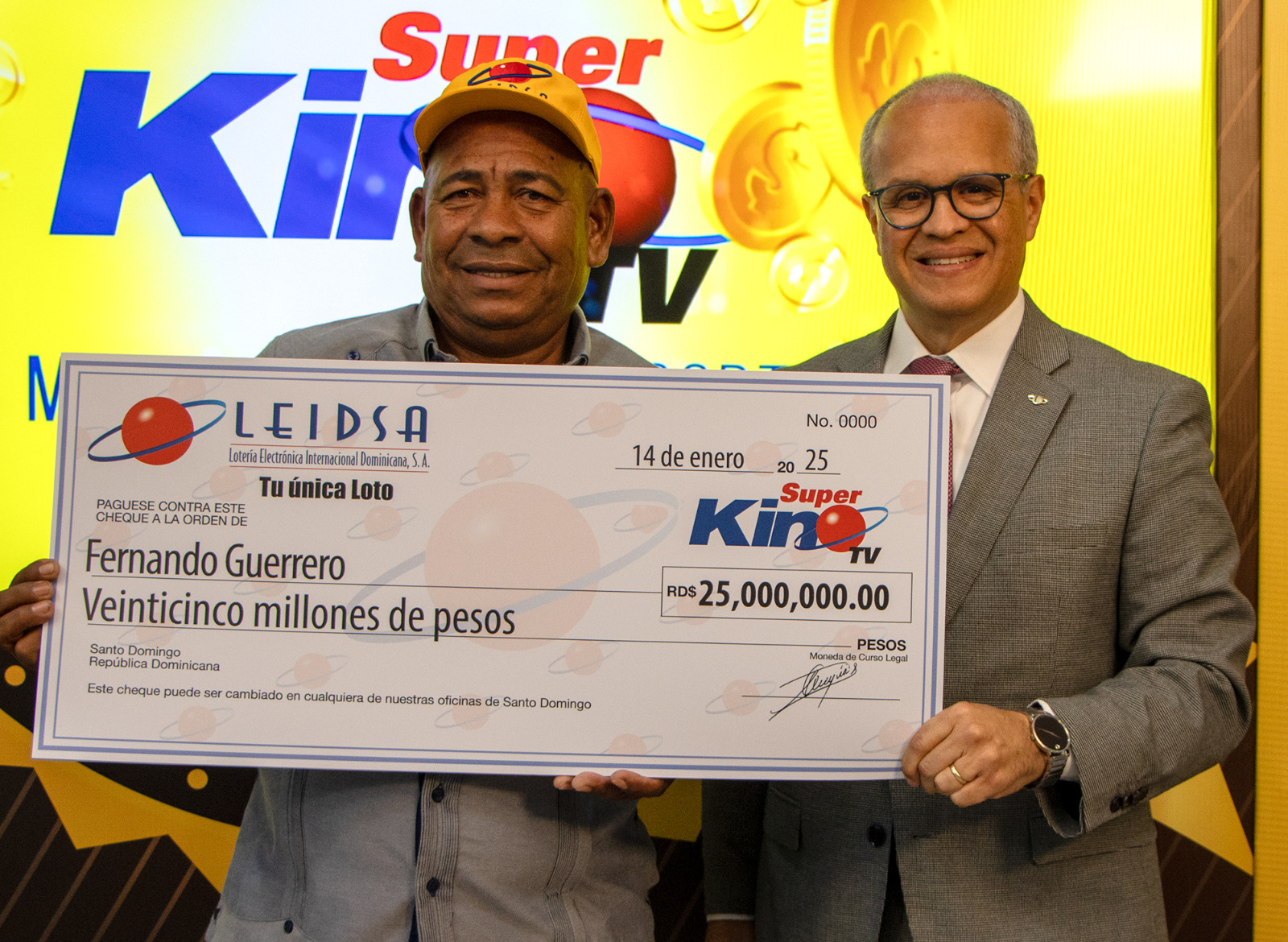 De motoconcho a millonario al ganar RD$25 MM con Super Kino