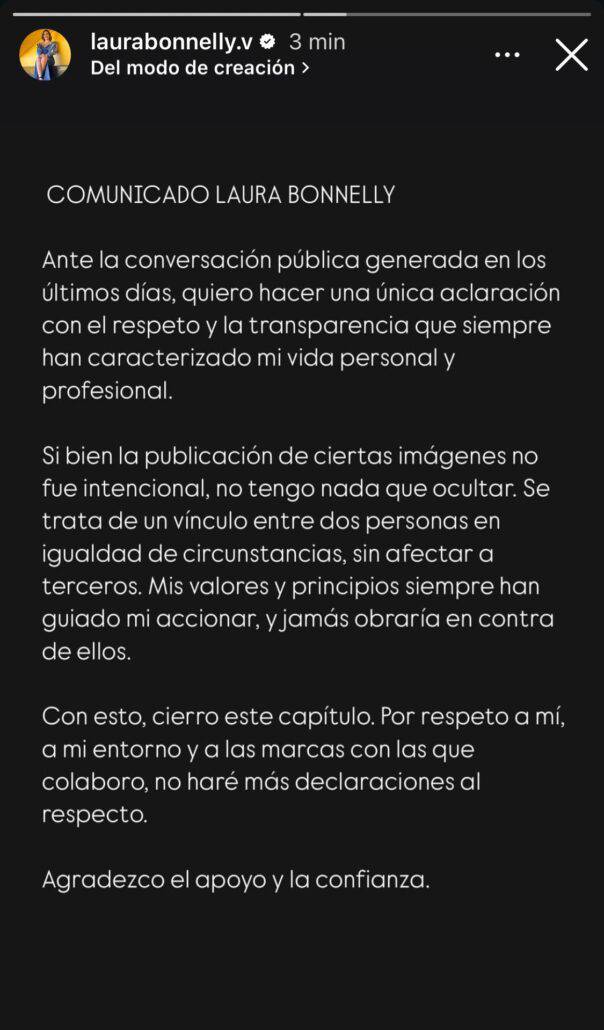 Laura Bonelly confirma relación amorosa con JC Simó