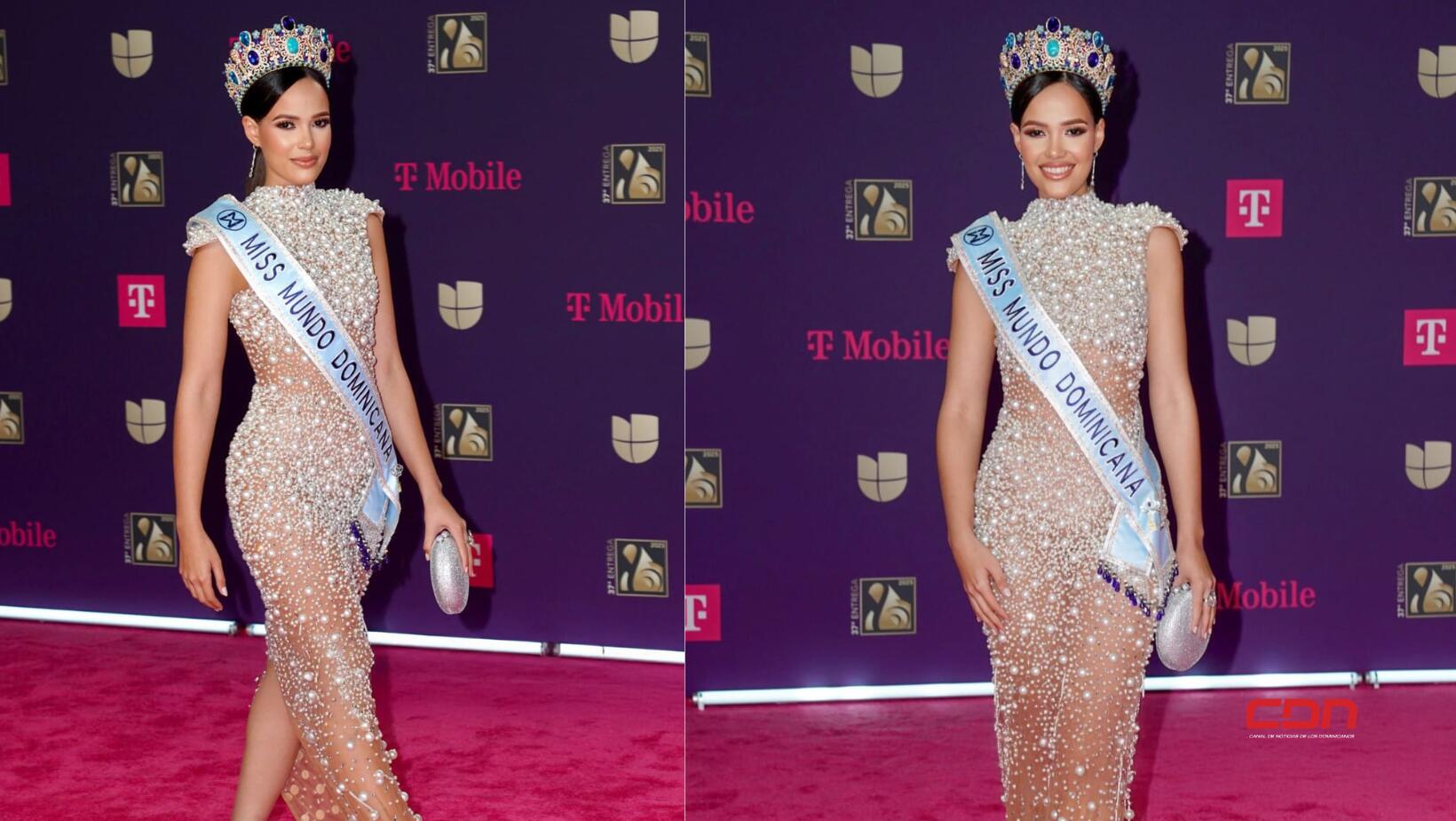 Miss Mundo Dominicana 2025, brilla en "Premio Lo Nuestro"