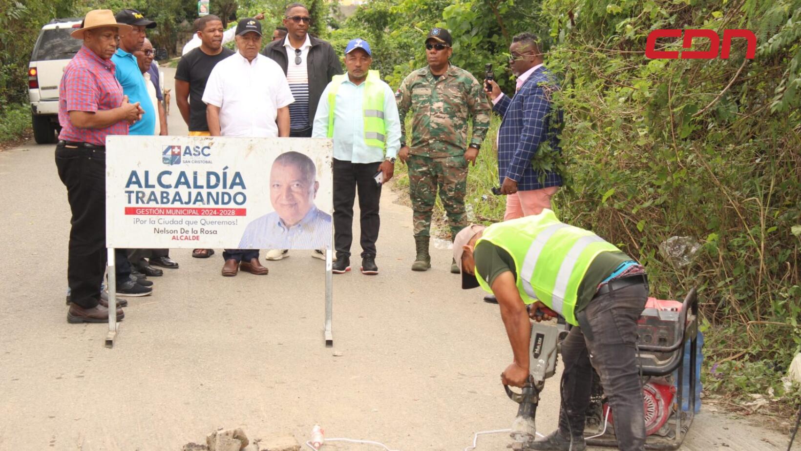 Alcalde Nelson de la Rosa ordena remozamiento en San Cristóbal
