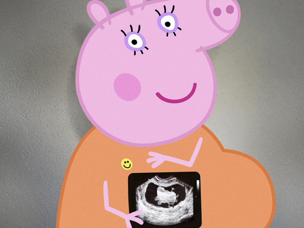 Mamá Pig, la madre de la cerdita Peppa, está embarazada