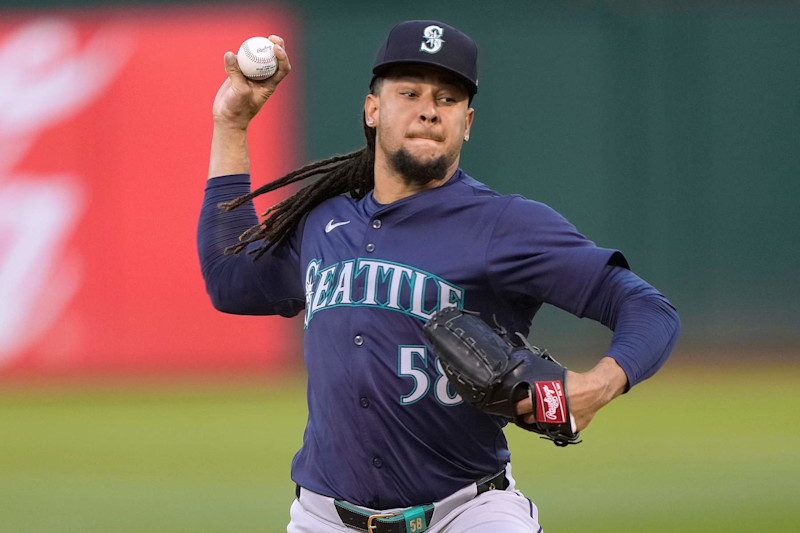 Luis Castillo cayó en su primera salida con Seattle en 2025
