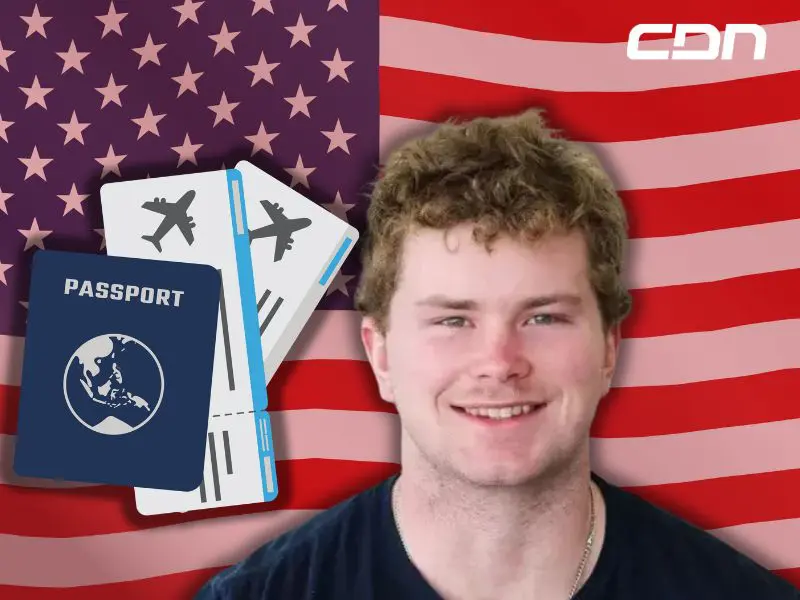 Joshua Steven Riibe obtuvo pasaporte de urgencia y