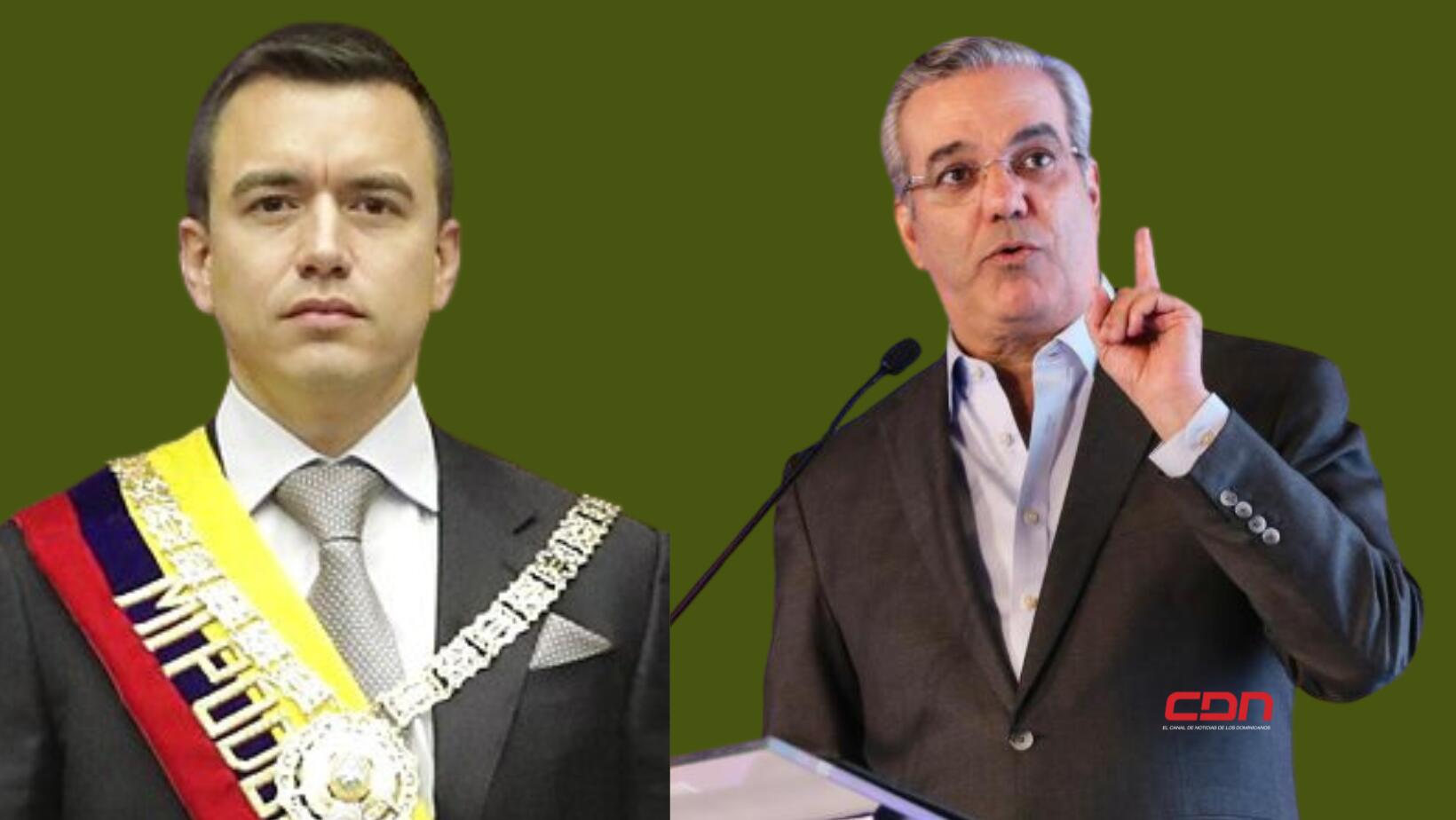 Abinader envía felicitación a Daniel Noboa, reelecto en Ecuador