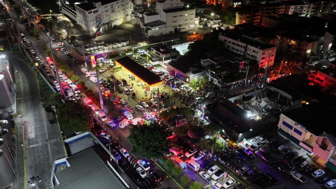 911 traslada rescatados en discoteca Jet Set a centros de salud