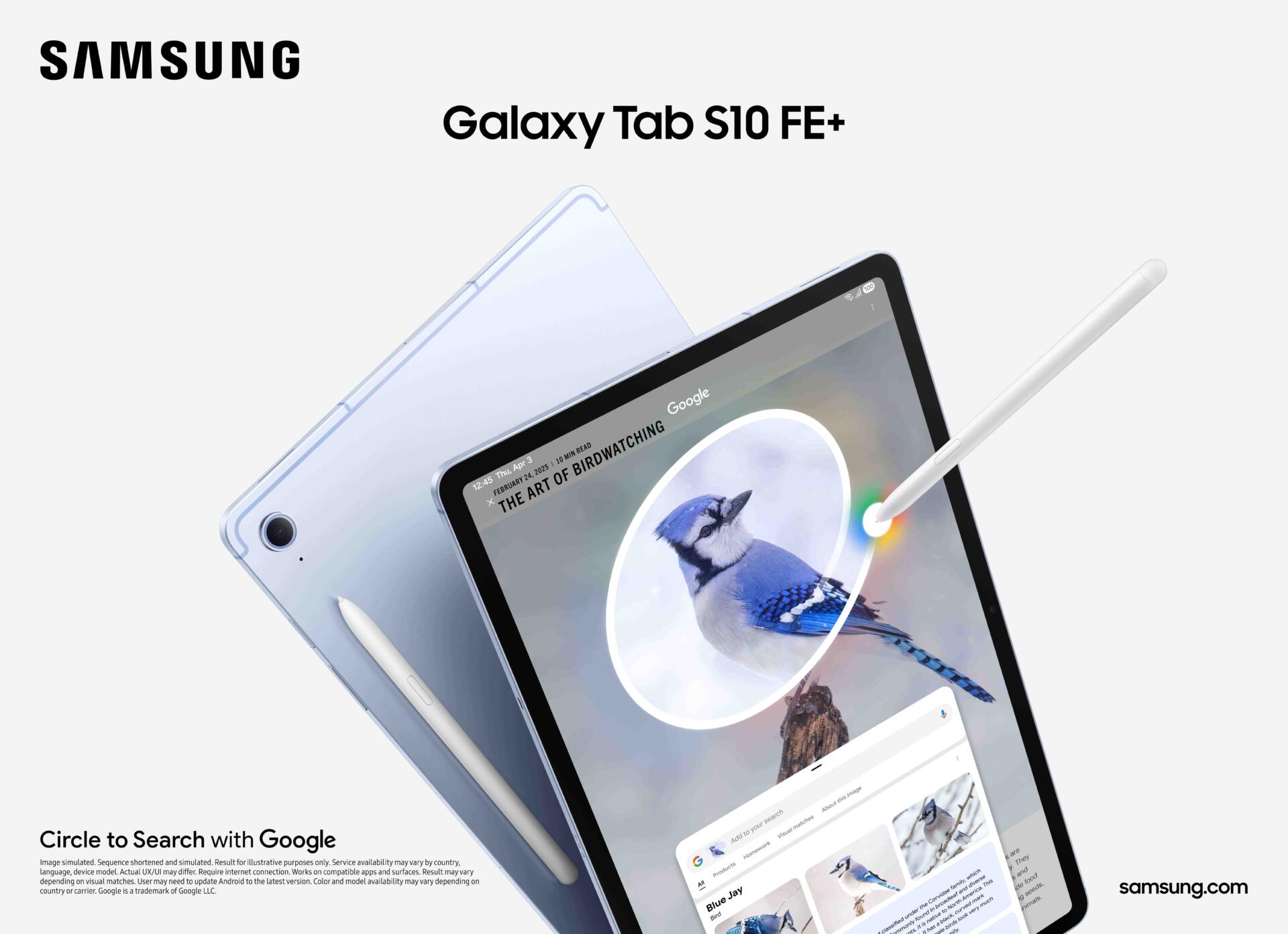 Galaxy Tab S10 FE: IA para creatividad sin límites