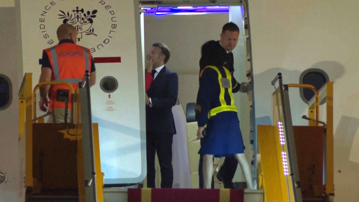 El detalle poco visto de la bofetada a Macron por su esposa