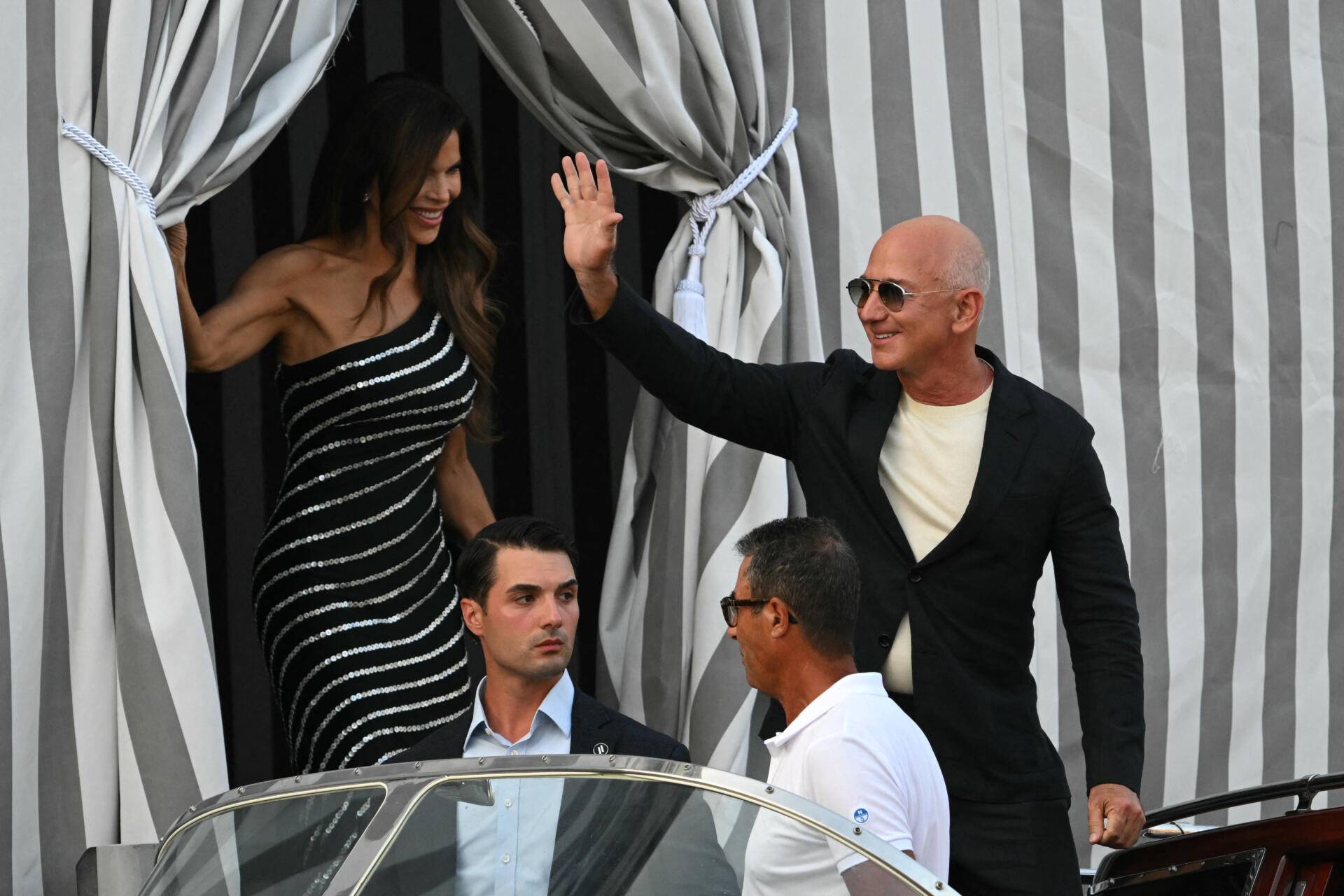 Comienzan en Venecia la boda de Jeff Bezos
