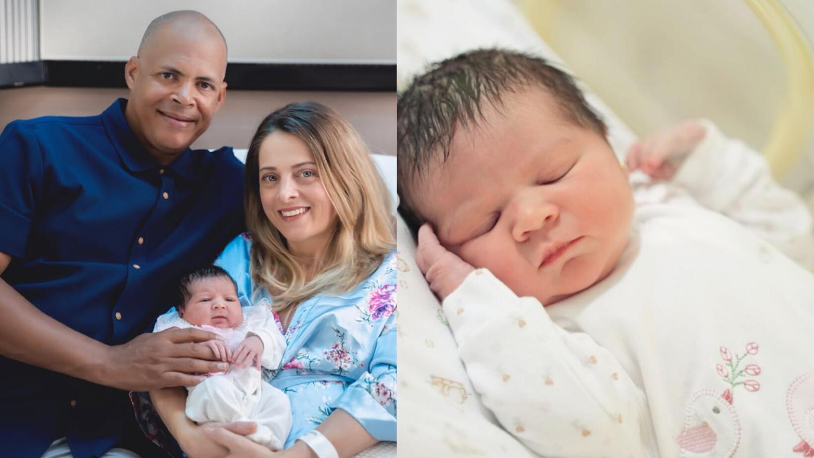 Maria Dimitrova y Felix Sánchez celebran la llegada de Alaya