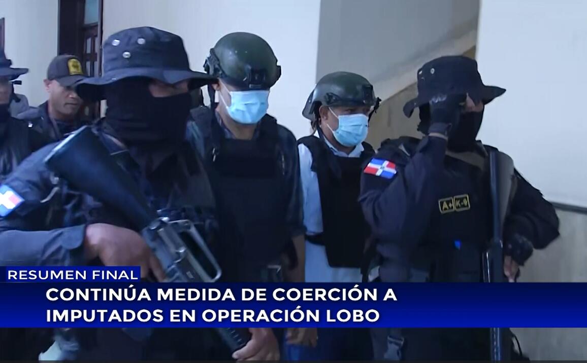 Operación Lobo: MP logra acuerdo con cinco imputados