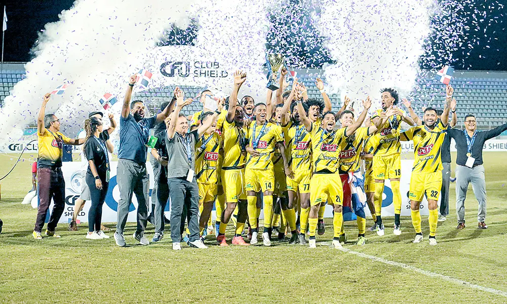 Moca FC, campeón del CFU Club Shield 2025 ante Weymouth