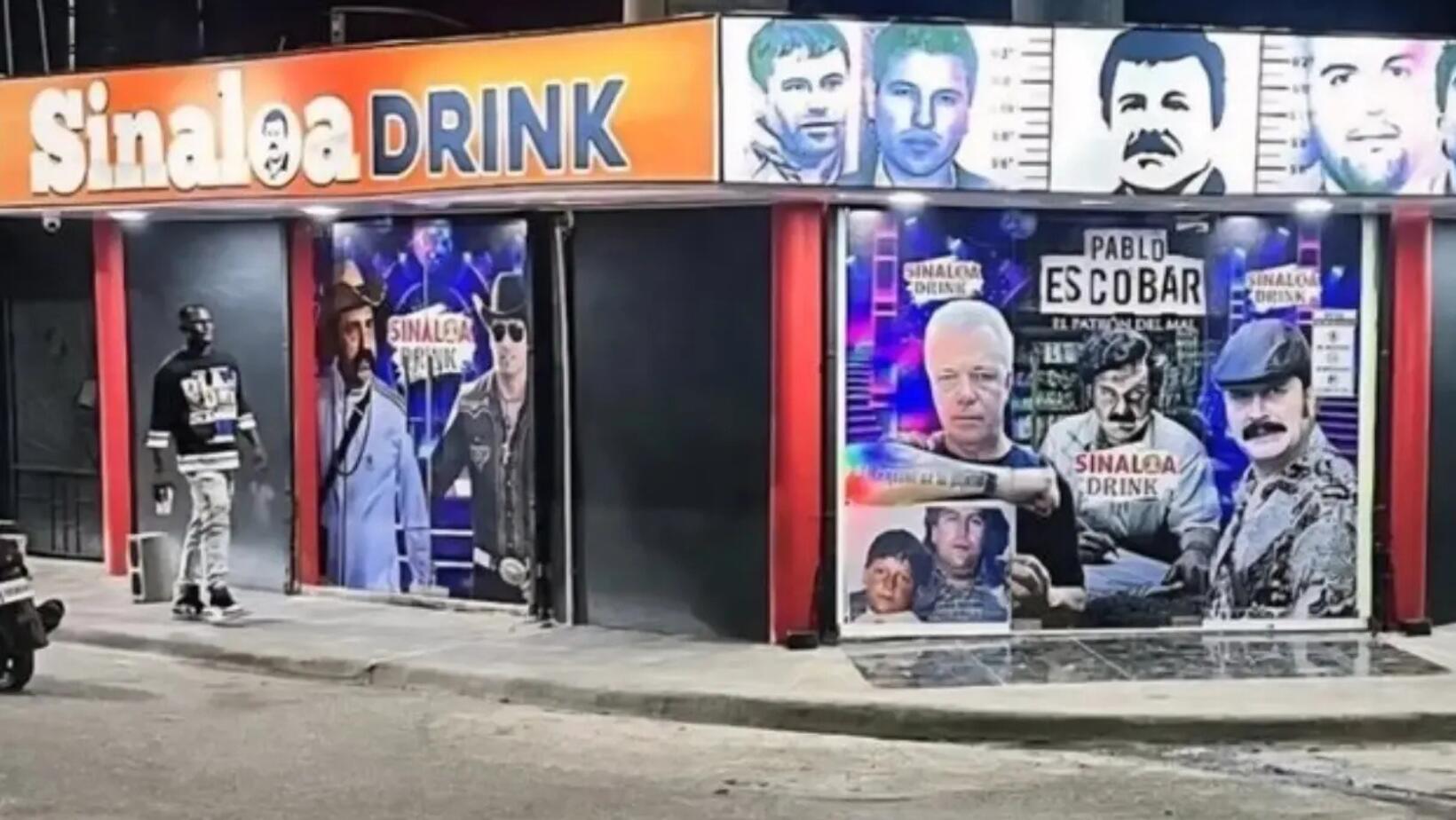 Intervienen negocio de bebida por promover capos de la droga