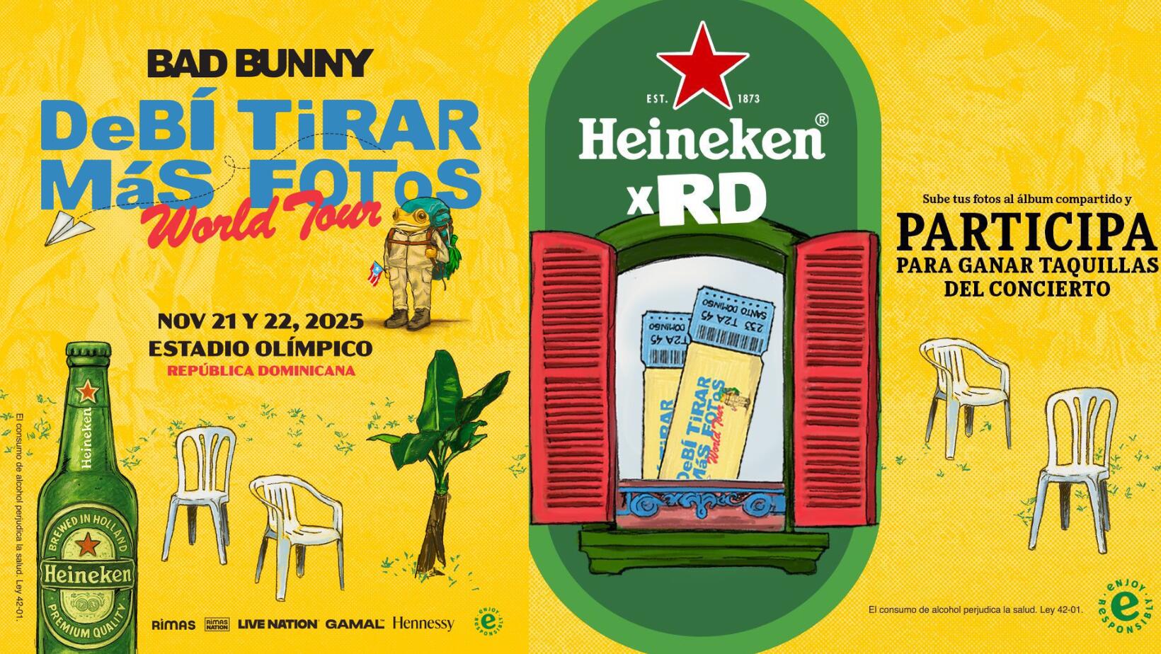 Heineken será la cerveza oficial de “Debí Tirar Más Fotos World Tour ...