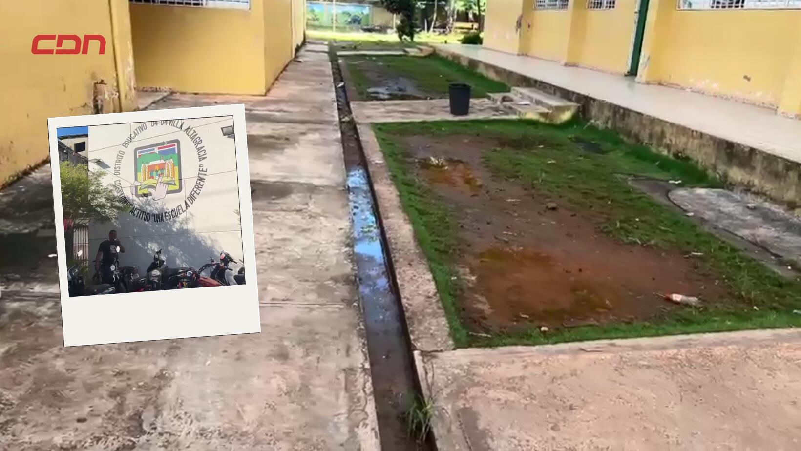 Pozo séptico obliga a suspender clases presenciales en escuela