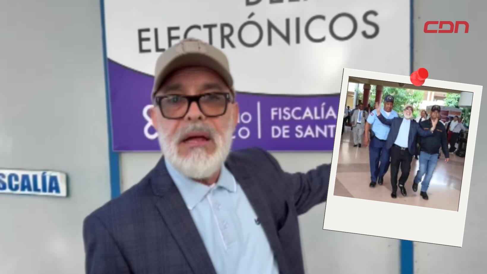 Sacan a Ángel Martínez del Palacio de Justicia en Santiago