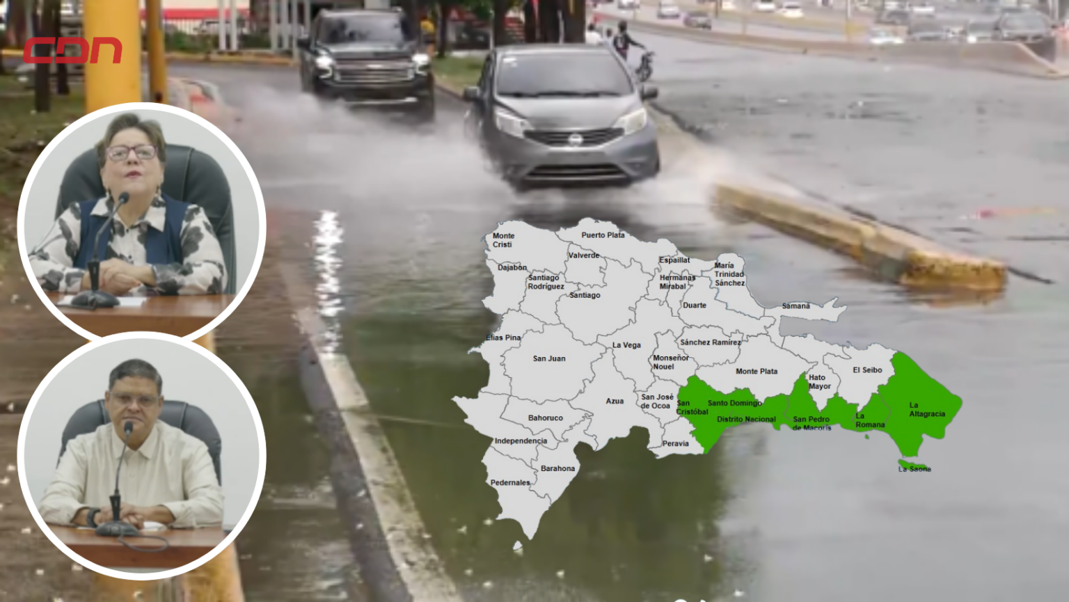 Coe emite alerta meteorológica por vaguada y sistema frontal