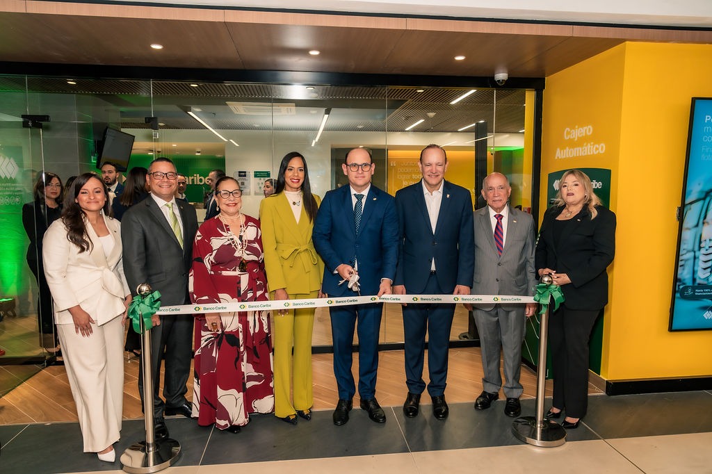 Banco Caribe abre nueva sucursal en Ágora Santiago Center