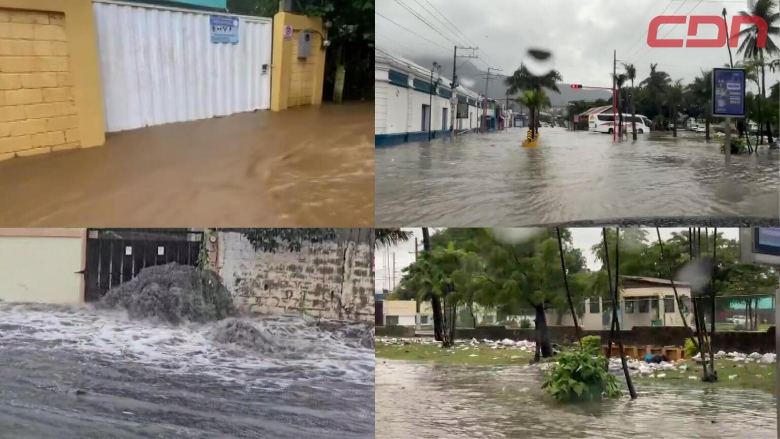Inundaciones en el Cibao por Sistema coloca frontal bajo alerta