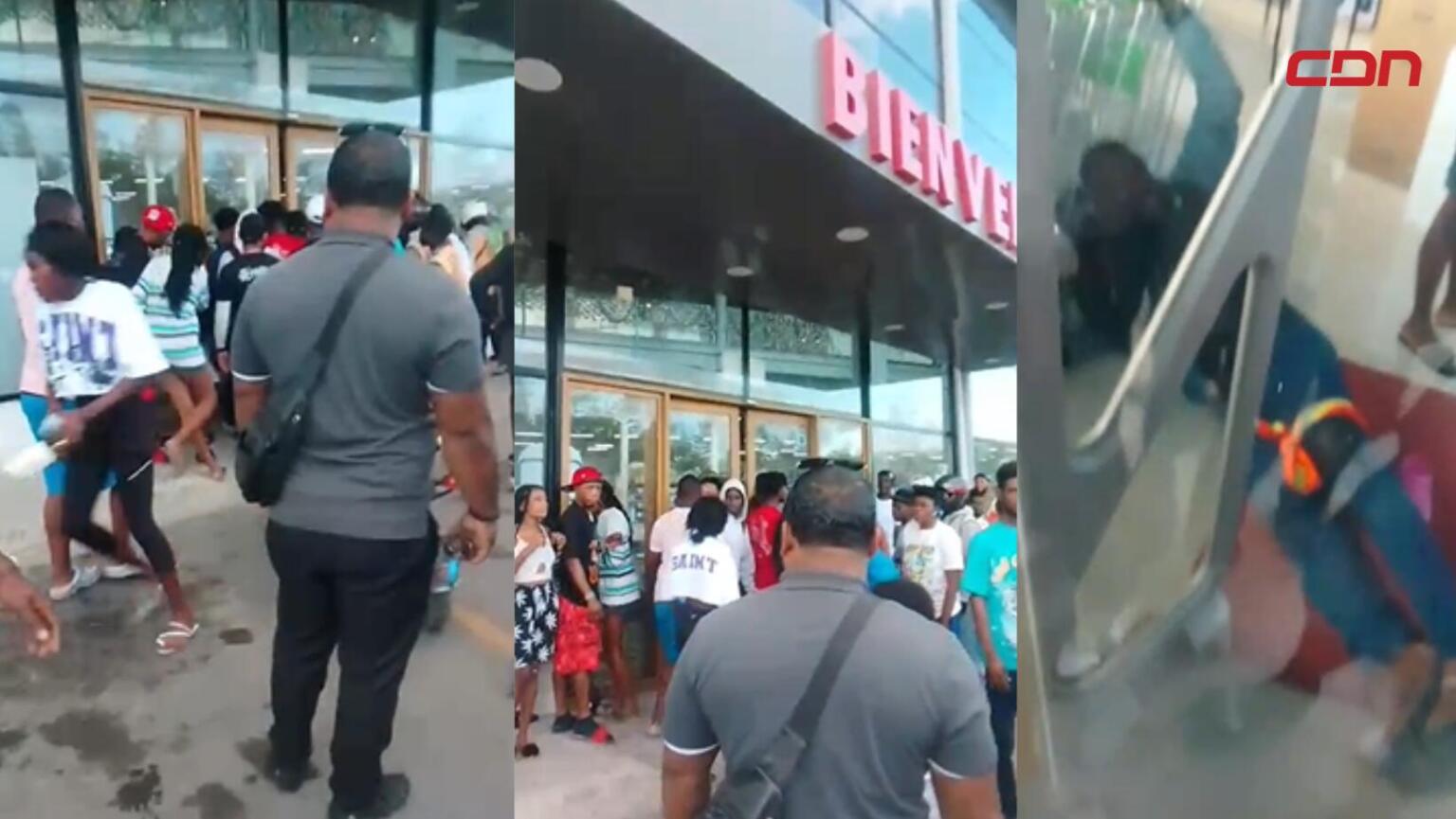 Mujer hiere a varias personas tras desarmar vigilante en tienda