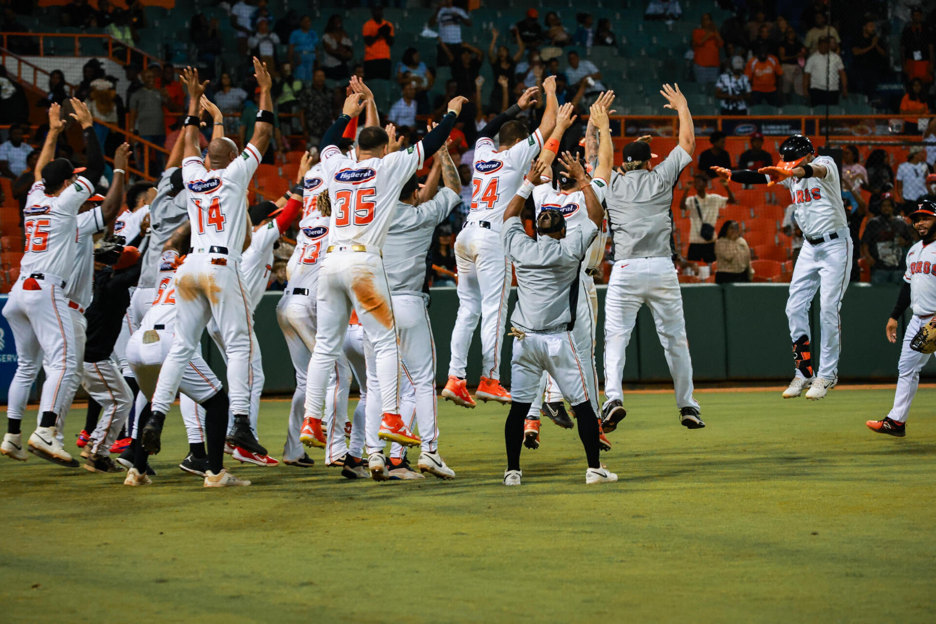 Jiménez, Alcántara y De la Cruz HR, victoria Toros sobre Gigantes