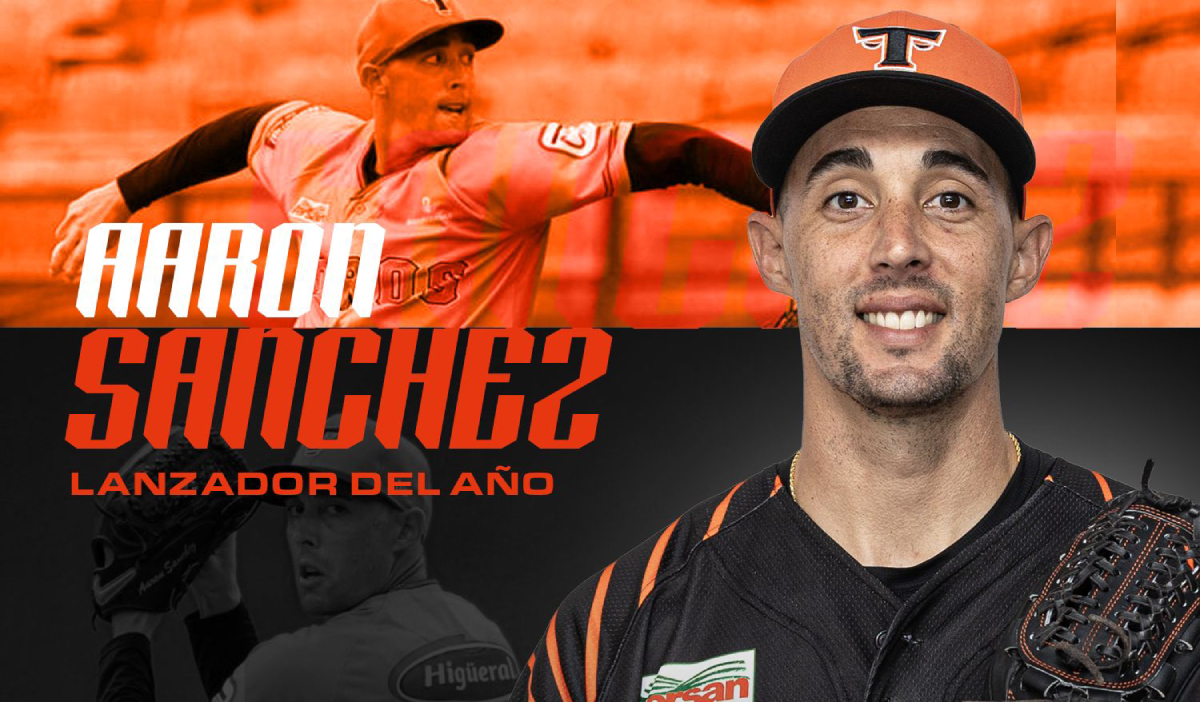 Aaron Sánchez arrasa y es Lanzador del Año en LIDOM