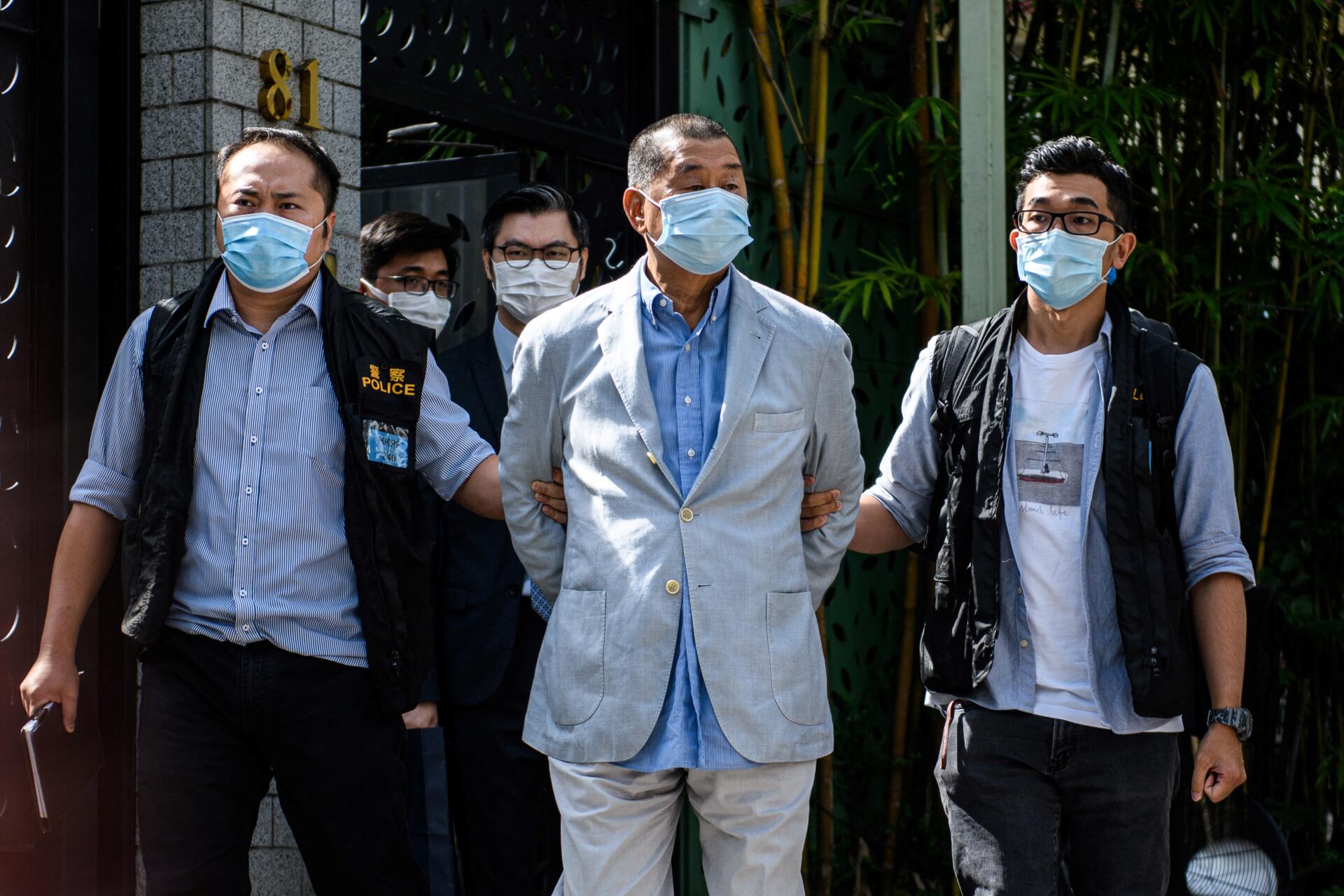 Hong Kong condena a 20 años al activista Jimmy Lai