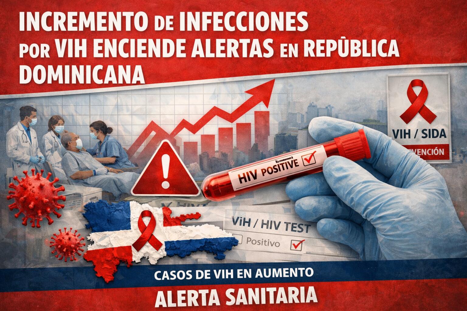 Supuesto aumento de casos de VIH genera alarma en RD