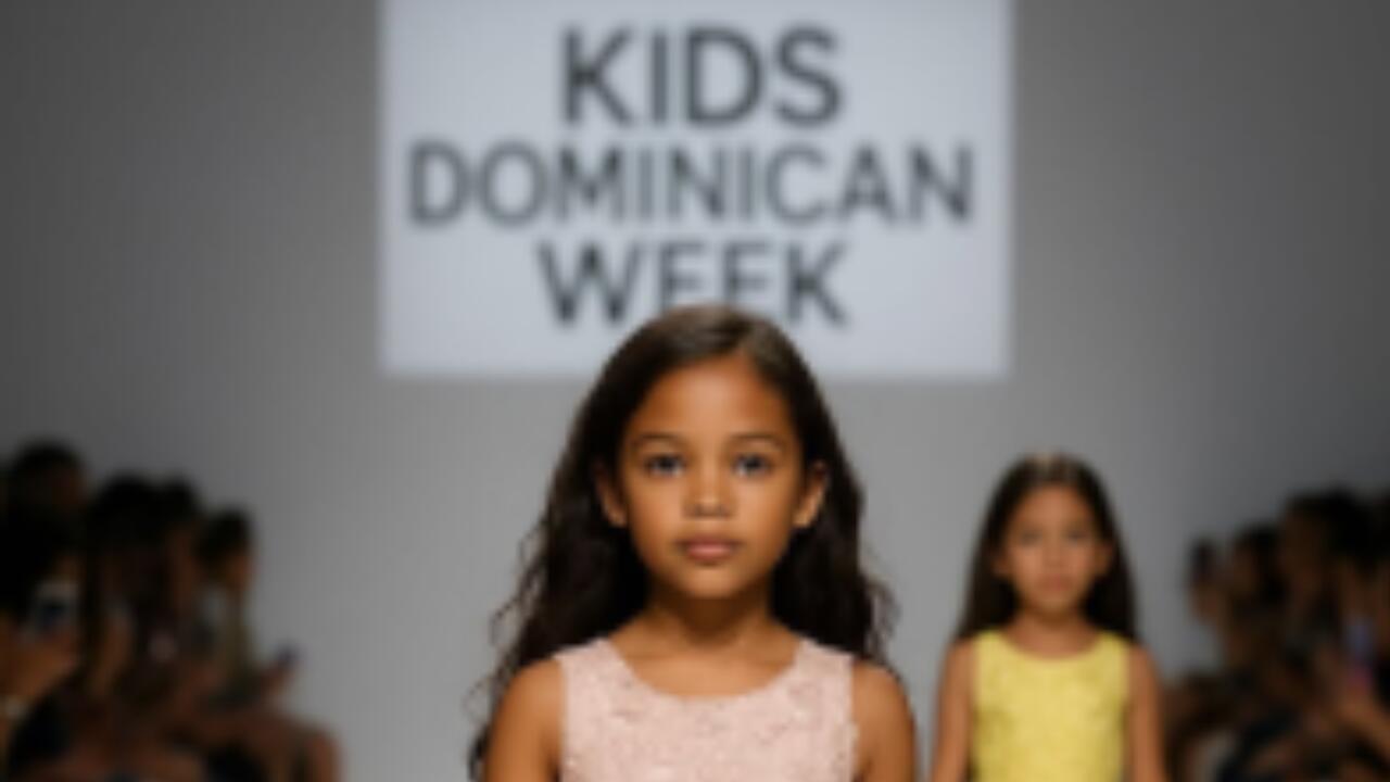 Kids Dominican Week 2026: Moda infantil e inclusión en RD
