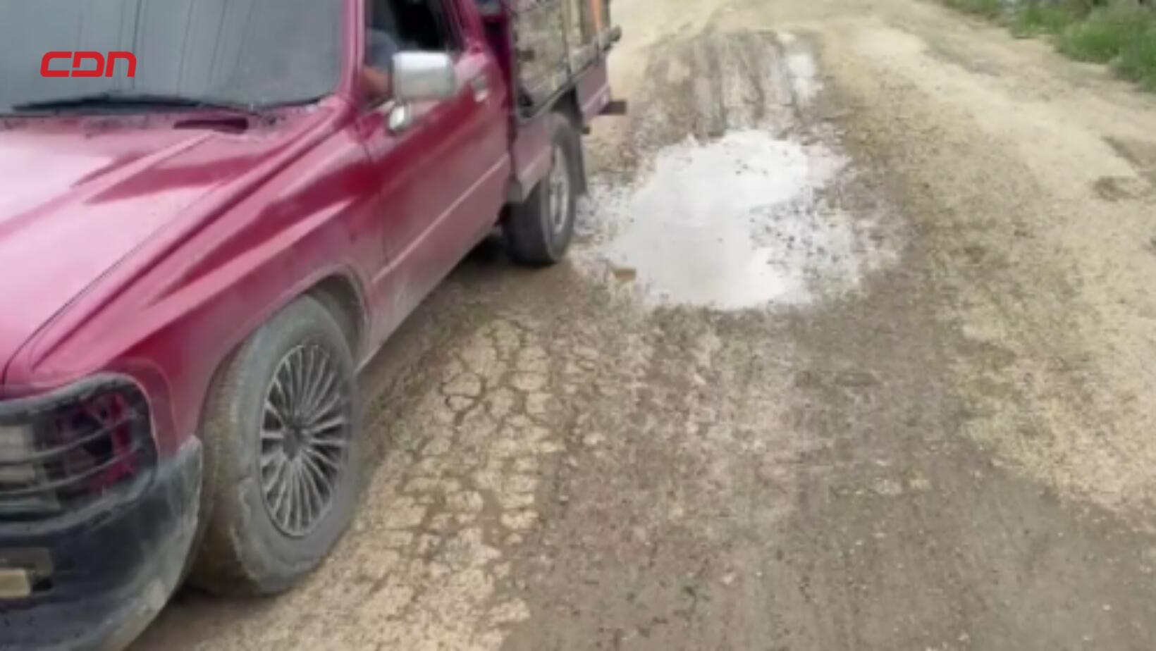 Comunidad de Bonagua en Moca exige construcción de carretera