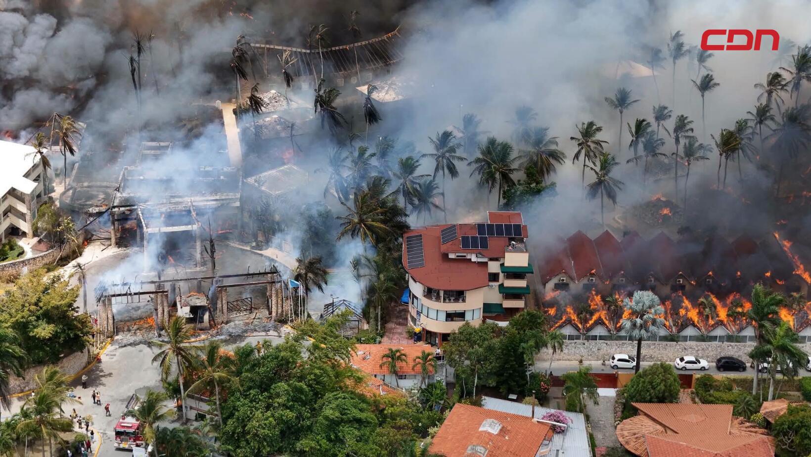 Incendio en hotel Viva Wyndham Dominicus Beach en Bayahibe