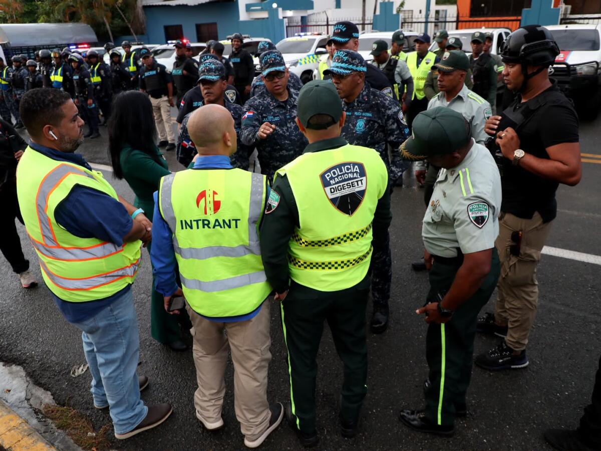 Intrant lidera mayor operativo de paradas de motocicletas