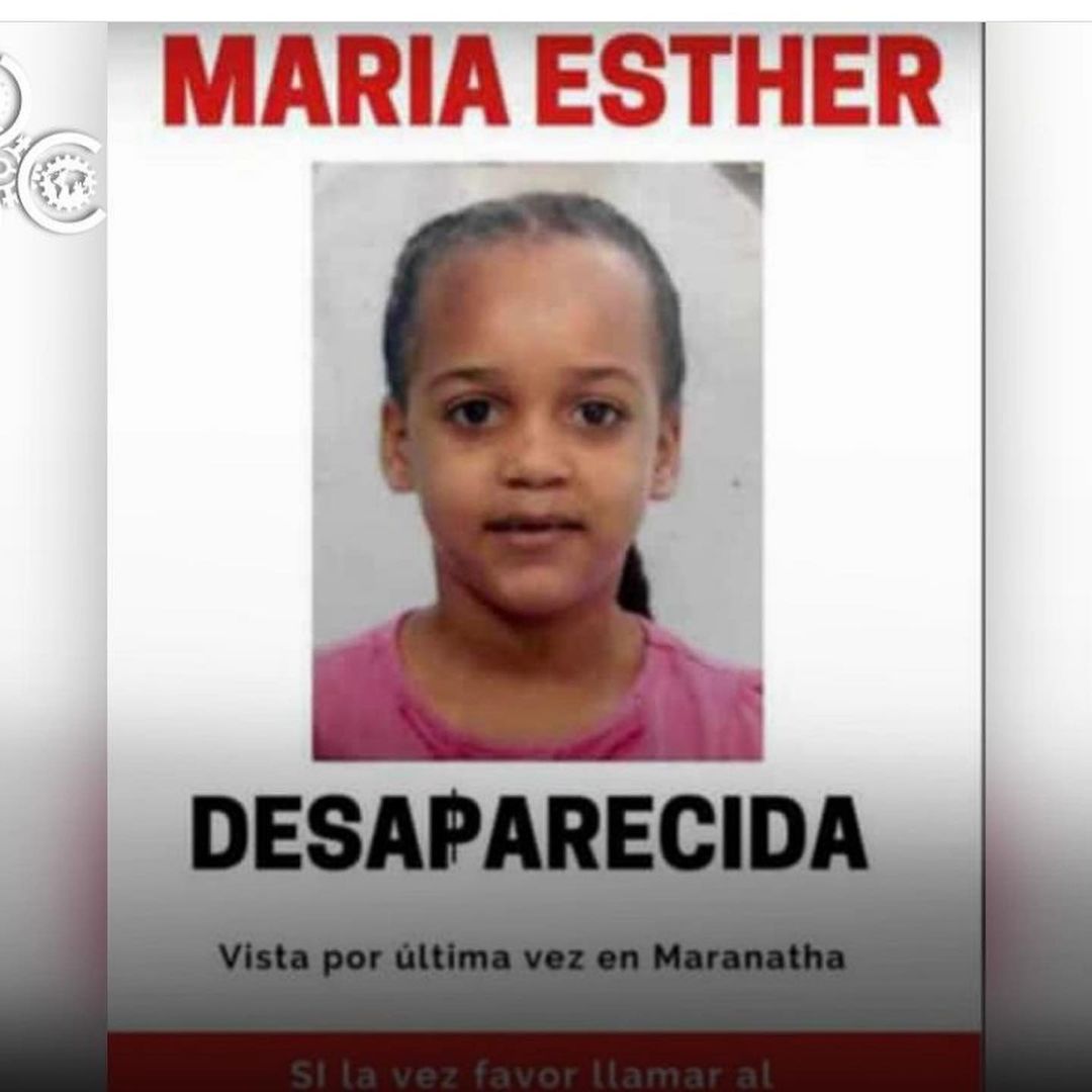 María Esther, la niña que desapareció por 12 horas en Sosúa